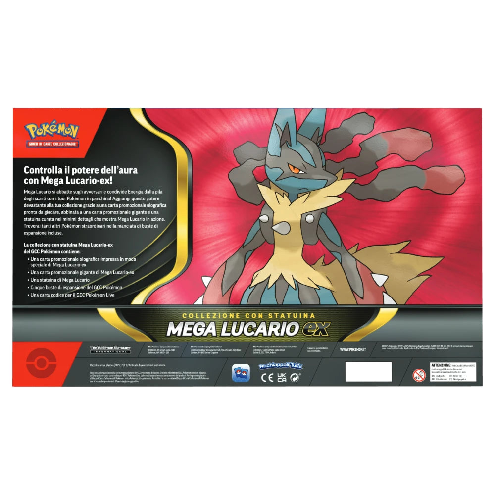 Pokemon - Collezione con Statuina Mega Lucario-EX - ITA – Legacy ...