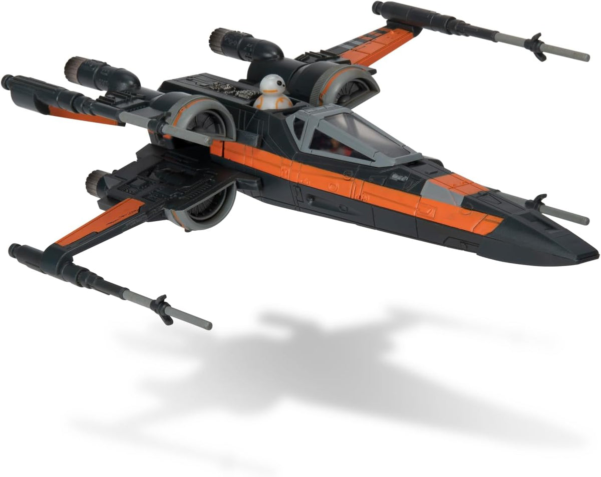 Jazwares - Star Wars - Micro Galaxy Squadron - Veicoli 13 cm - Poe Dam ...