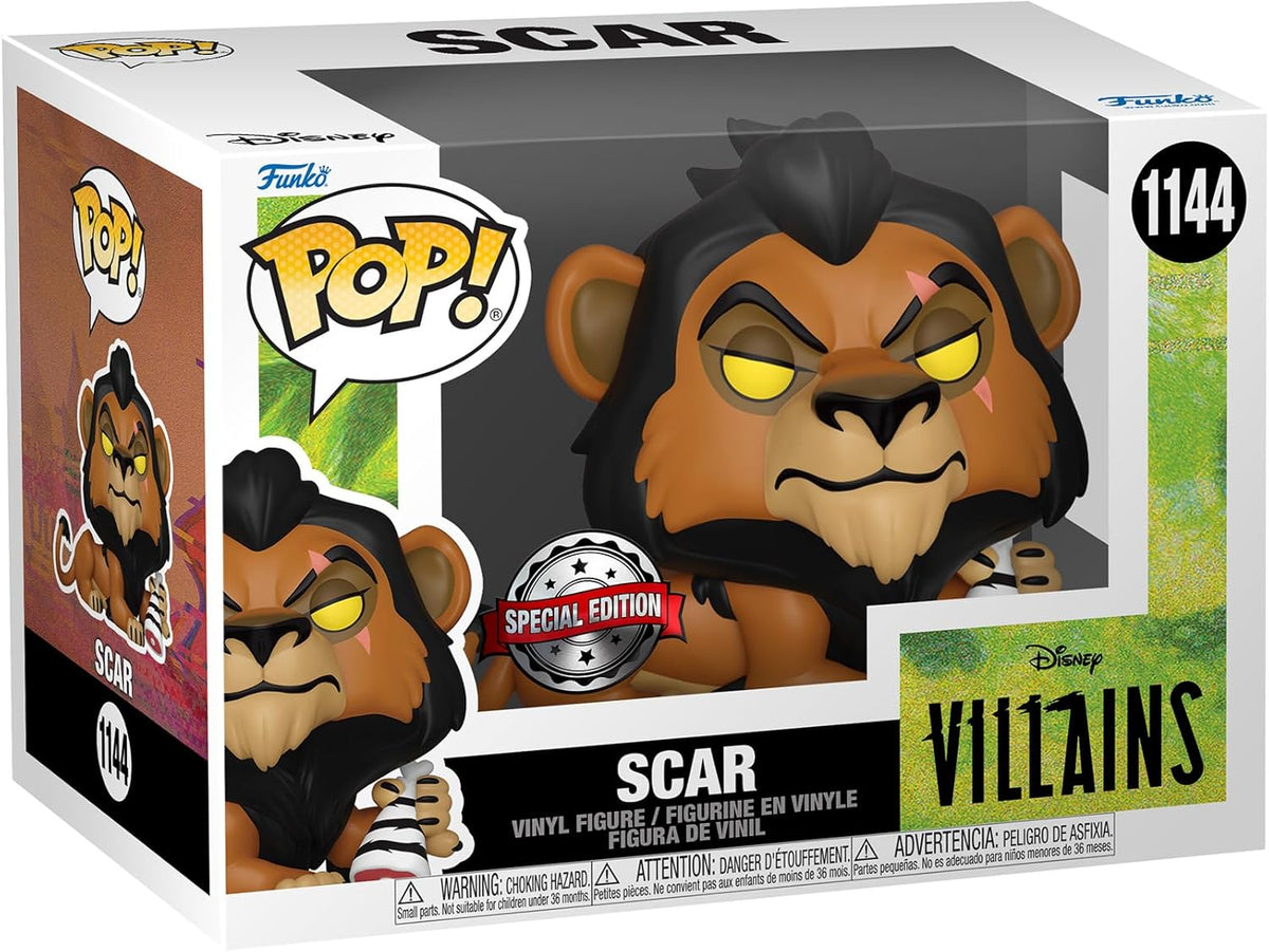Funko - Lion King - POP! Disney - Vinyl Figure - Scar w/Meat 9 cm ...