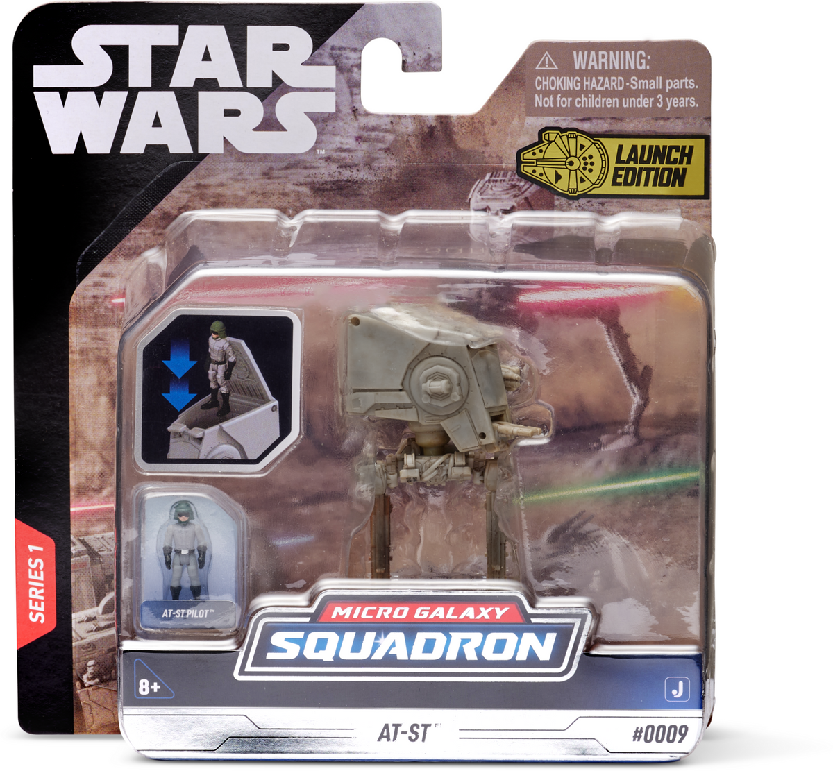 Jazwares - Star Wars - Micro Galaxy Squadron - AT-ST – Legacy Distribution