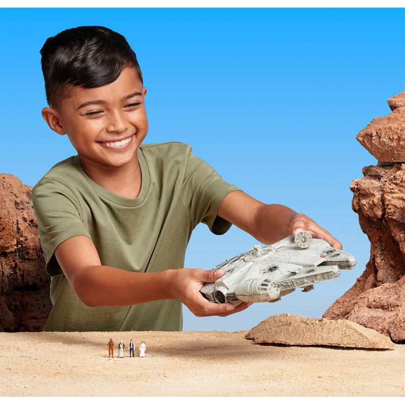 Jazwares - Star Wars - Micro Galaxy Squadron - Millenium Falcon ...