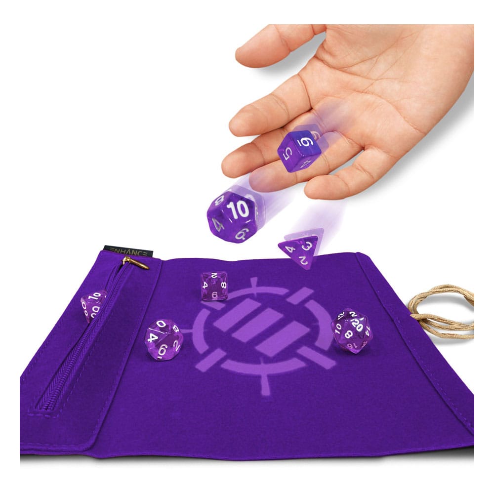 Enhance - Tabletop Roll on a Scroll Bag with Dice Purple – Legacy ...
