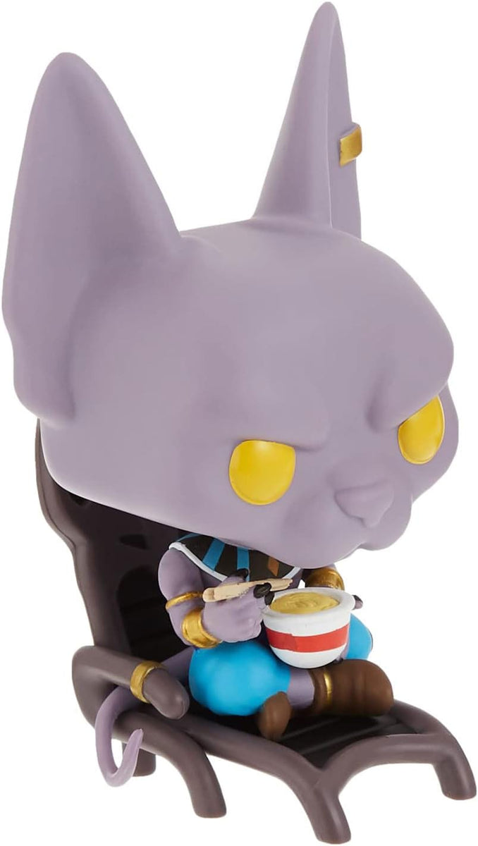 Dragon Ball Super POP! Animation Vinyl Figure Beerus Eating Noodles 9 ...