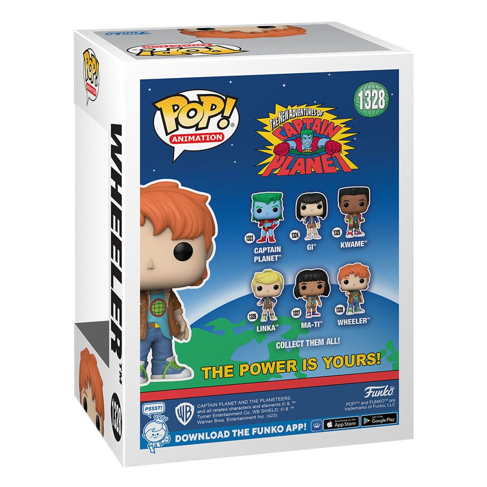 Captain Planet and the Planeteers POP! Animation Figure Wheeler 9 cm ...