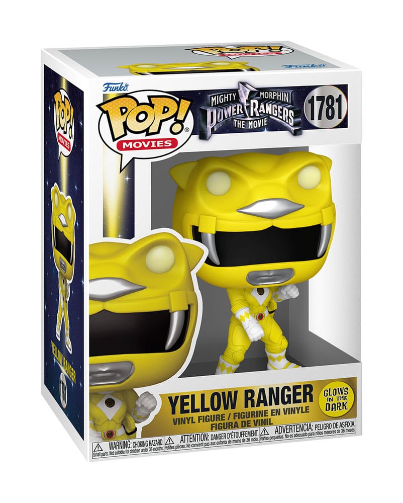 Mighty Morphin Power Rangers: The Movie POP! Movies Vinyl Figures Yell ...